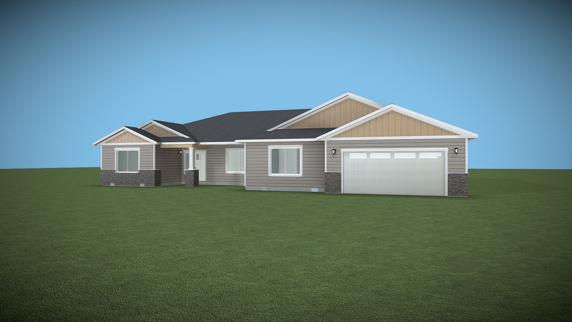 Oakhurst 2573 - 3D model by Lexar Homes (@LexarDrafting) [0189d5c ...