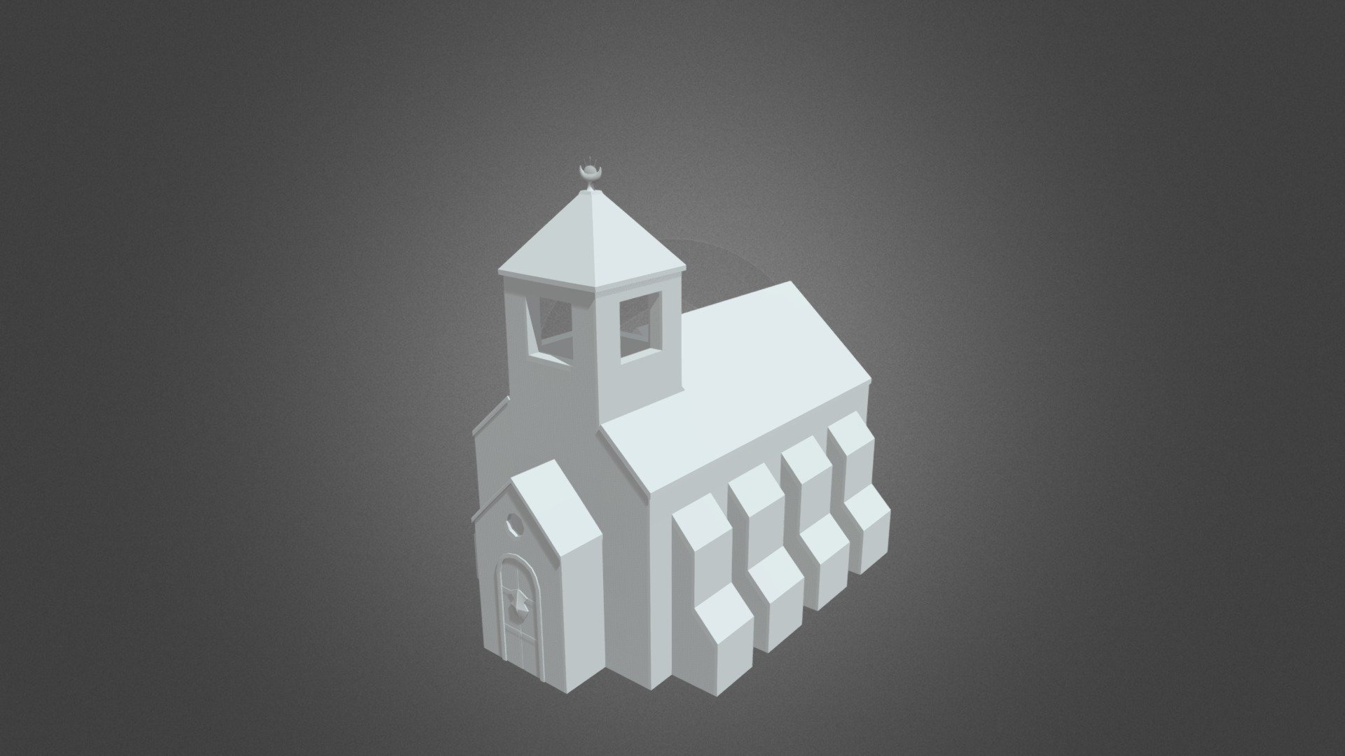 Medieval church - 3D model by Sart's_art (@sartooness) [018a56f ...