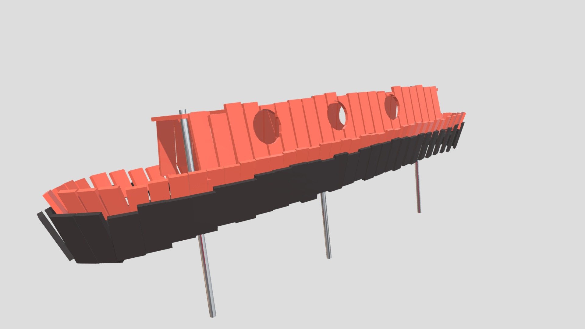 Barge - 3D model by oliverroberts [018bd81] - Sketchfab