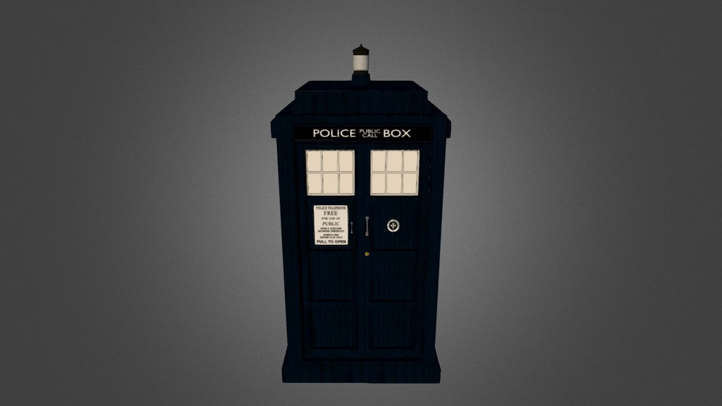 Tardis (11th Doctor) - 3D model by archangelsvoid [018c1e6] - Sketchfab