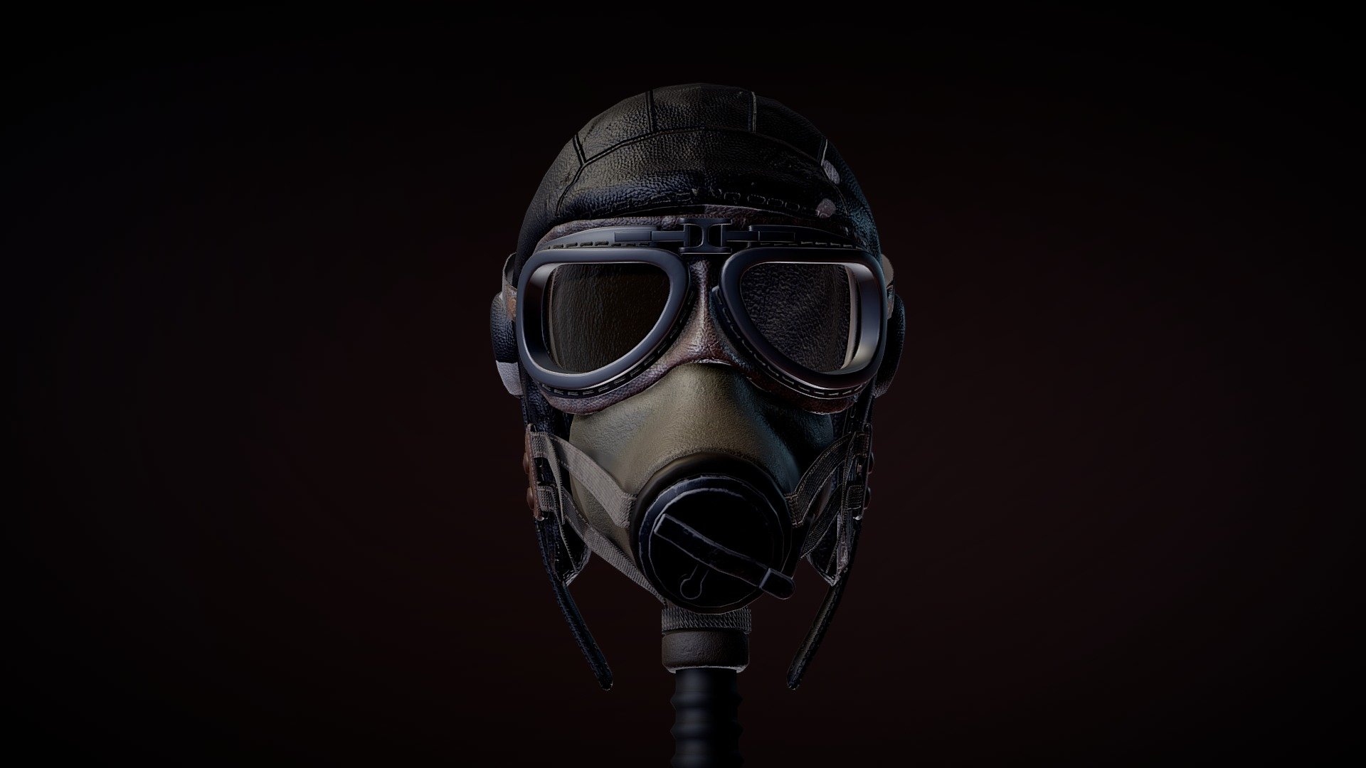 RAF Type C Gas Mask – WWII Aircrew Respirator - 3D model by Meowdeler ...