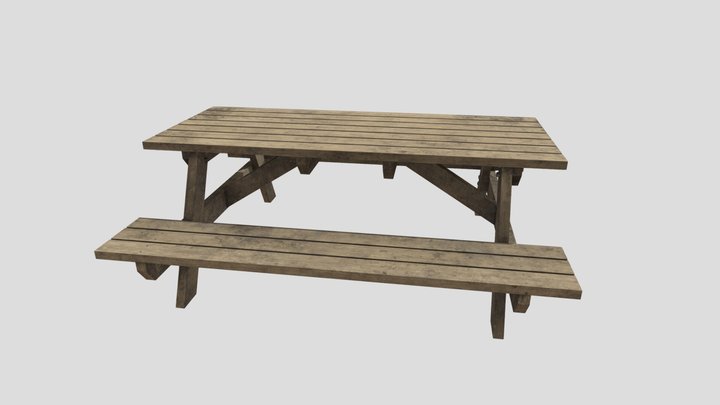 Picnic-table 3D models - Sketchfab