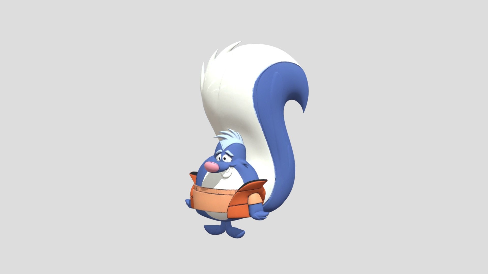Dave The Skunk (Scaredy Squirrel) - Download Free 3D model by ...