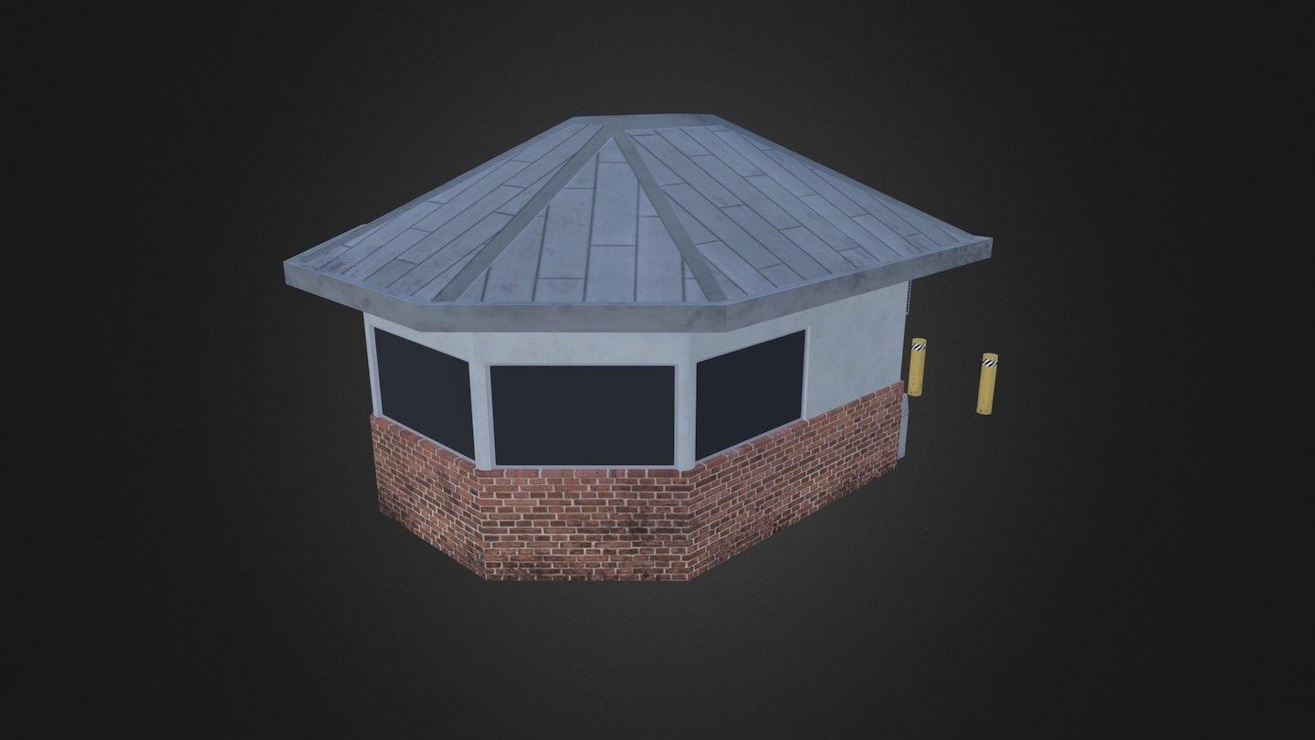 Guard Building - Download Free 3D model by Beardmonkey [0192518 ...
