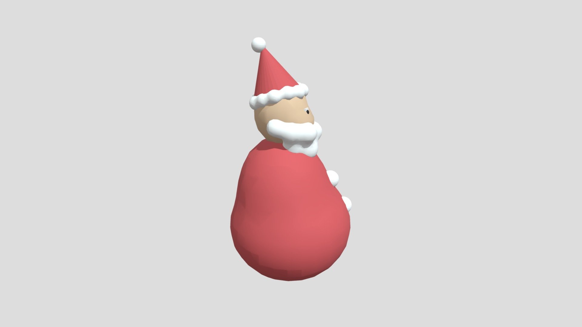 Round Round Santa - 3D model by LSiang (@YLSiang) [0192561] - Sketchfab