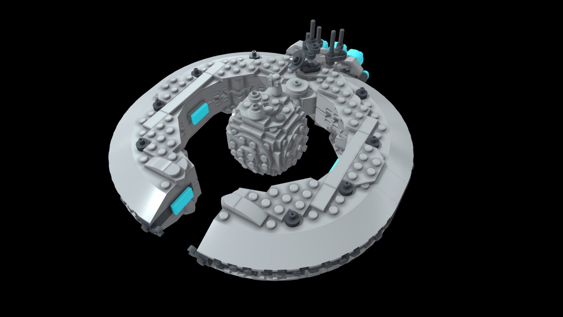 Lucrehulk Class Battleship STAR WARS LEGO - Buy Royalty Free 3D model ...
