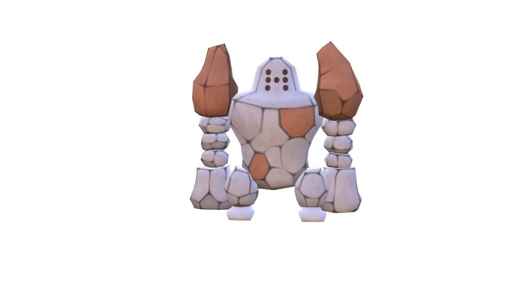 Regirock - 3D model by smashmakerzappy [0193d16] - Sketchfab