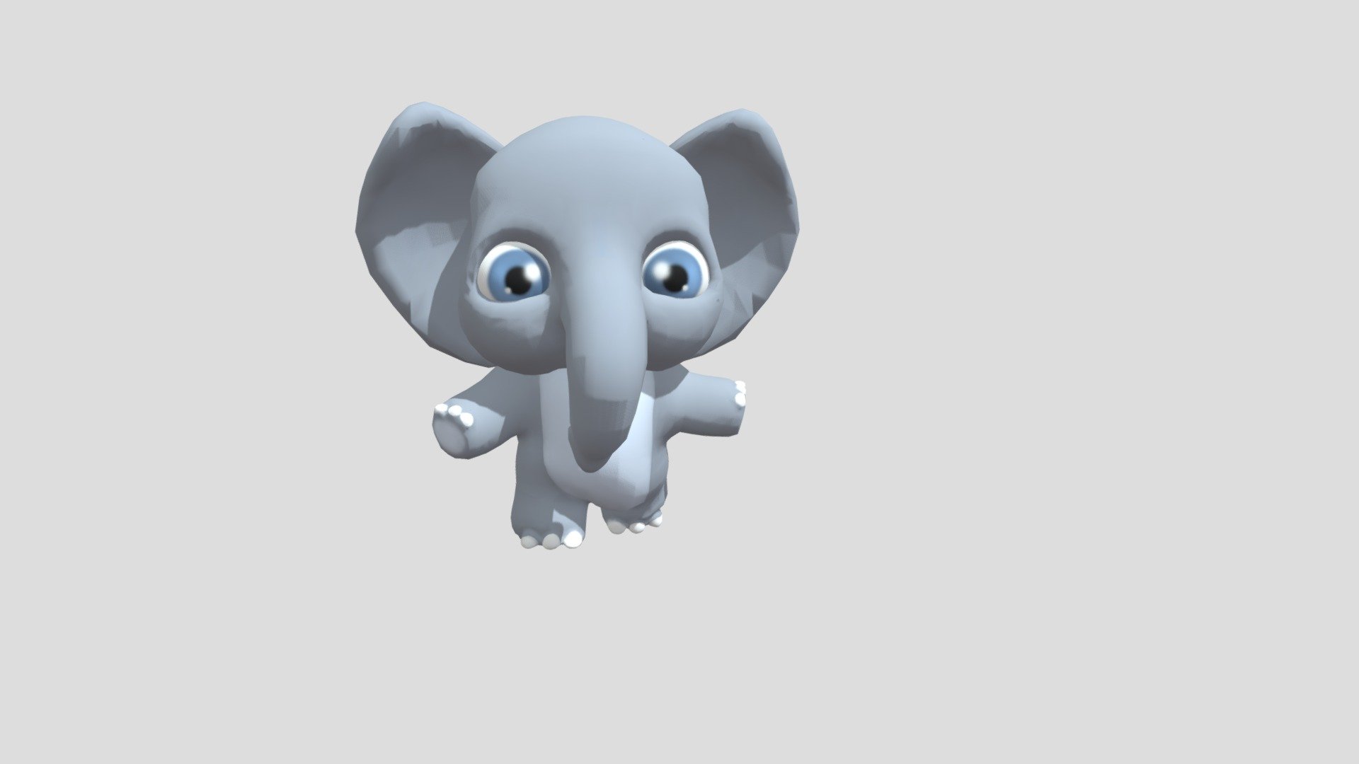 Animated baby elephant - 3D model by Urielgc [0193f85] - Sketchfab