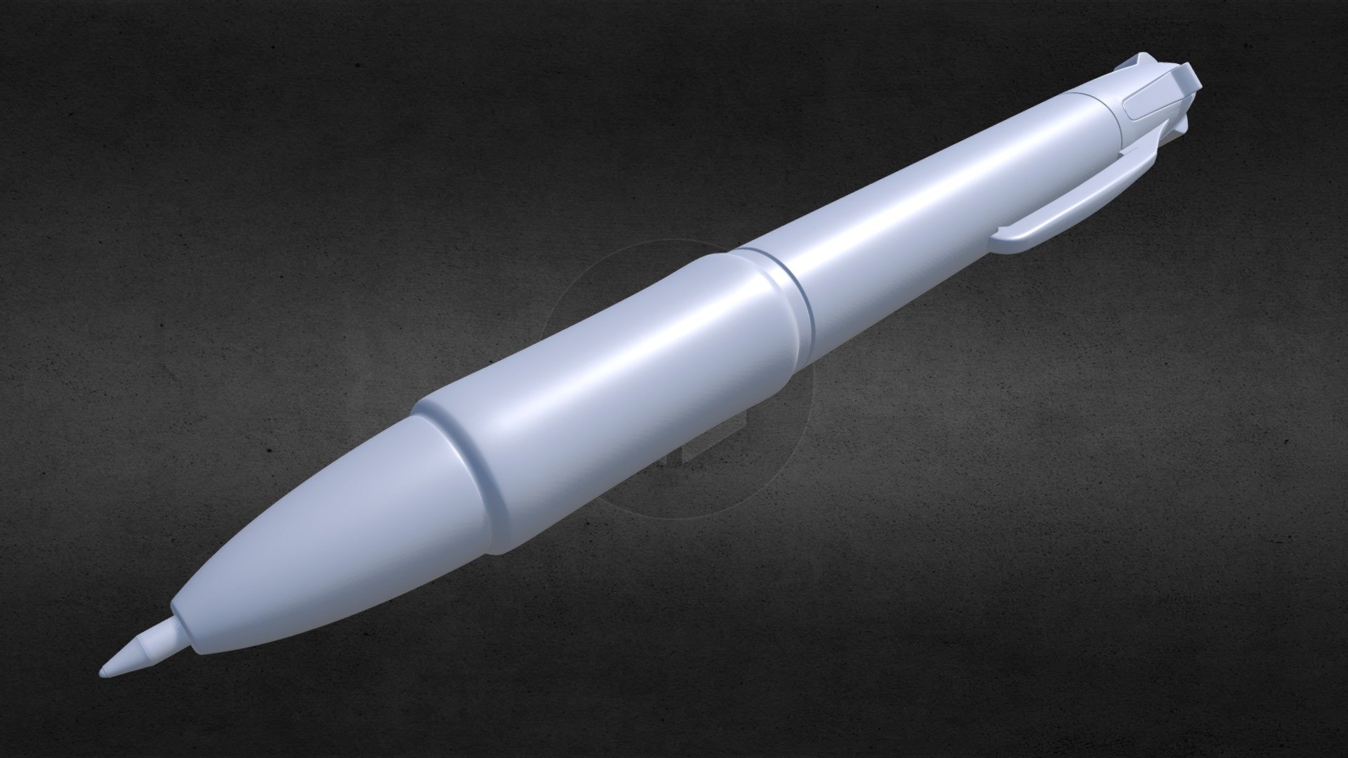 4 colour Pen (Hi-res. version) - 3D model by Random creations ...