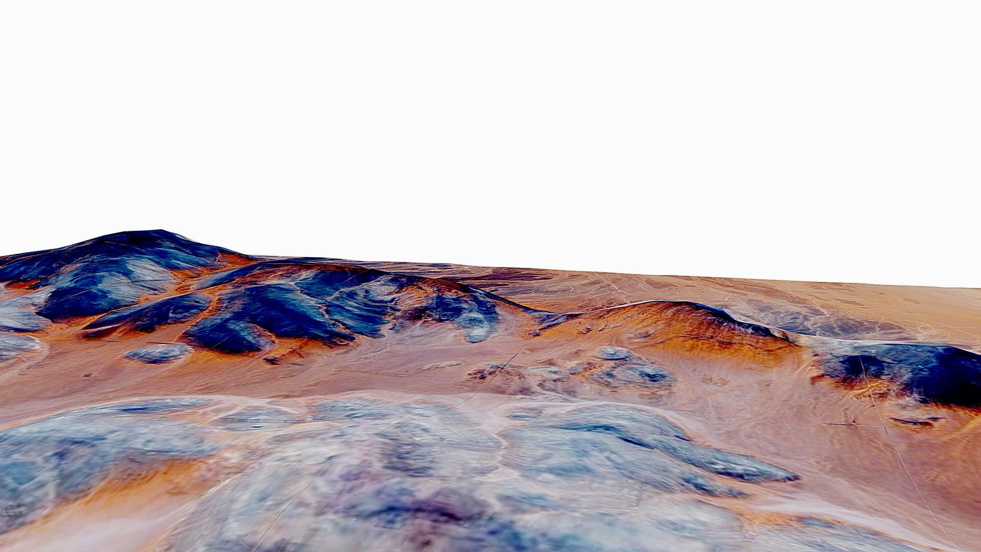 desert,terrain,scan,map,landscape,algeria,sahara - 3D model by SENSIET ...