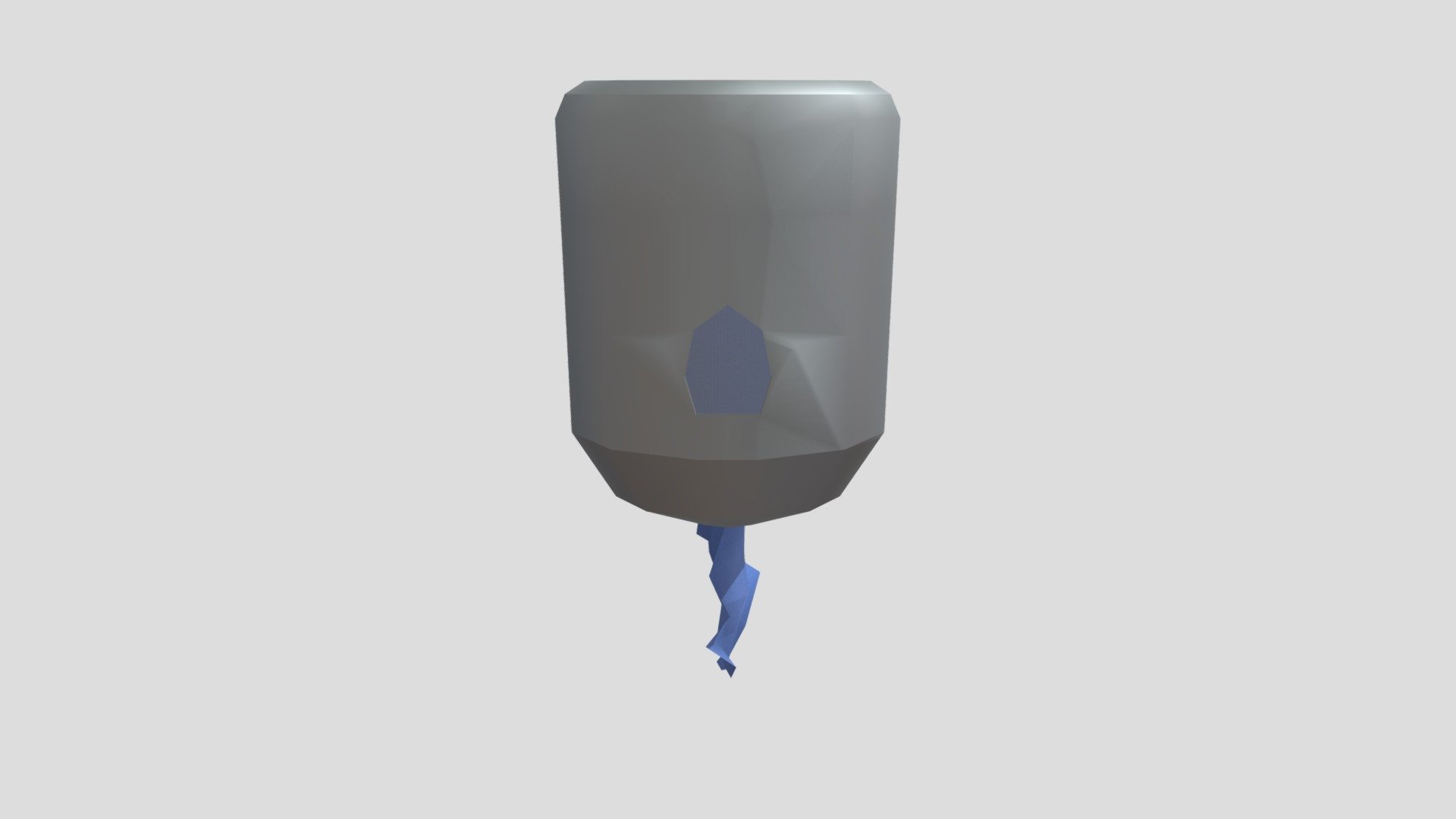 Blue Roll Dispenser - 3D model by A.Sargent73 [0199711] - Sketchfab