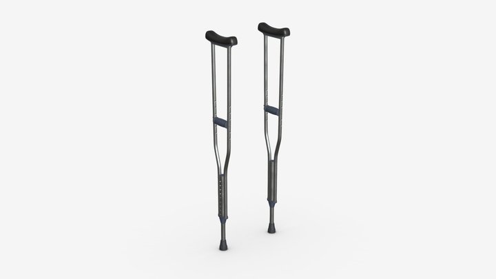 Crutches 3D models - Sketchfab