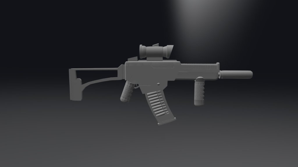 Gun - 3D model by jed_w [019cdd4] - Sketchfab