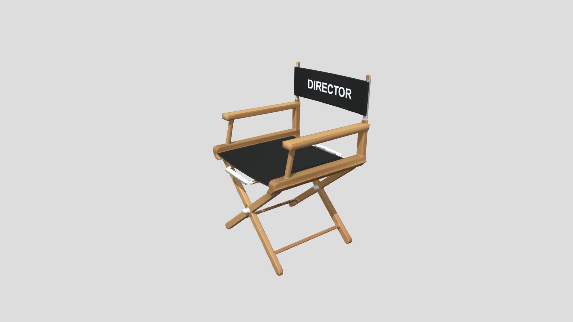 Gen Director Chair - Download Free 3D model by dpirag [019d6cc] - Sketchfab
