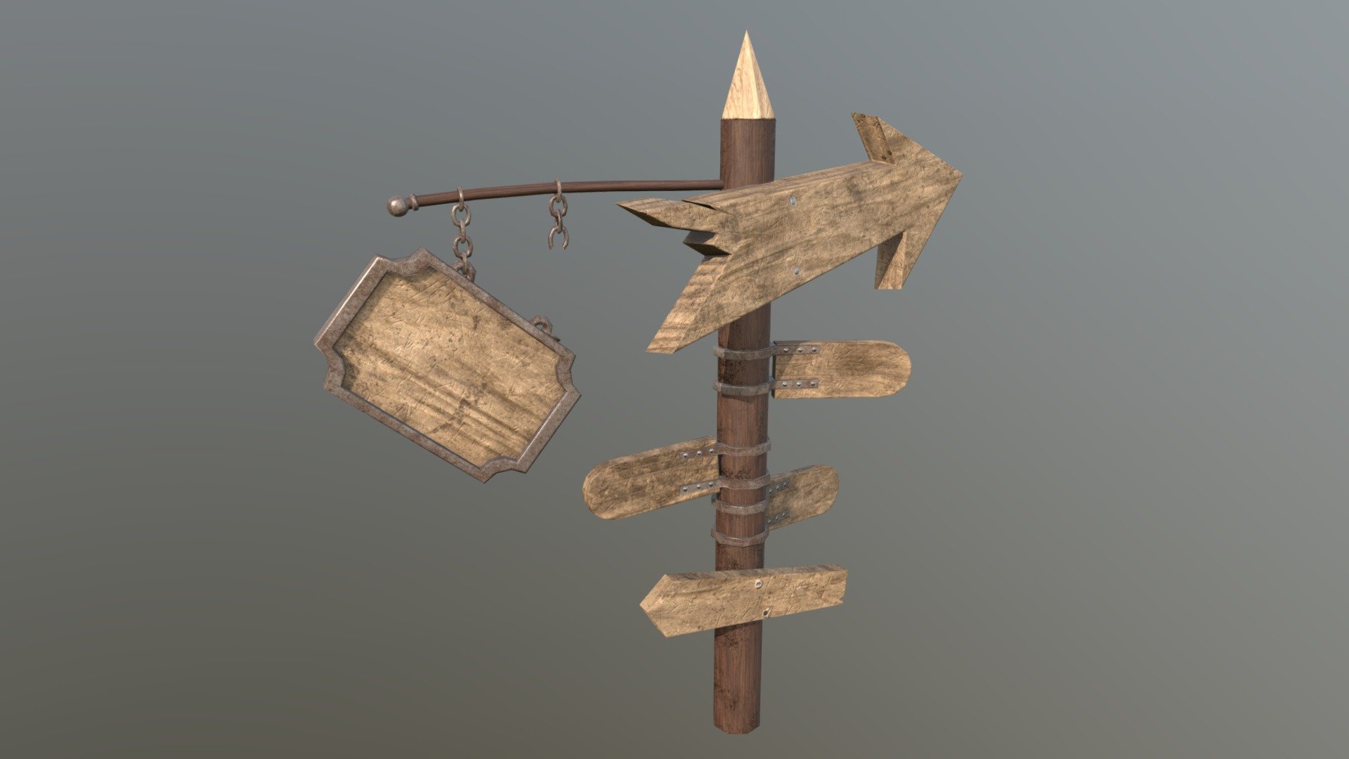 Sign - 3D model by wrenchdotbat [01a044c] - Sketchfab