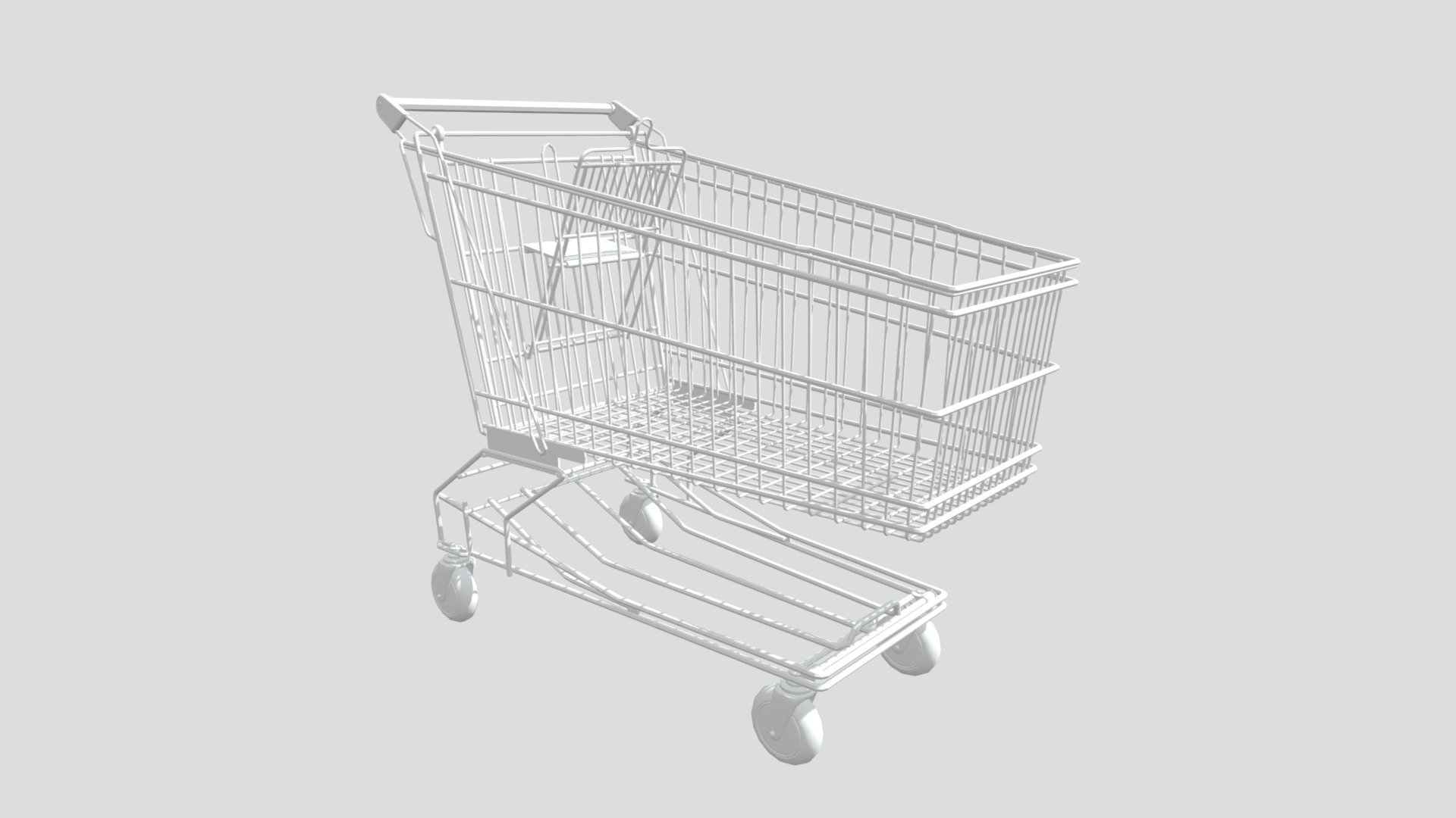 shopping cart_mod - 3D model by liyuchen [01a0be5] - Sketchfab