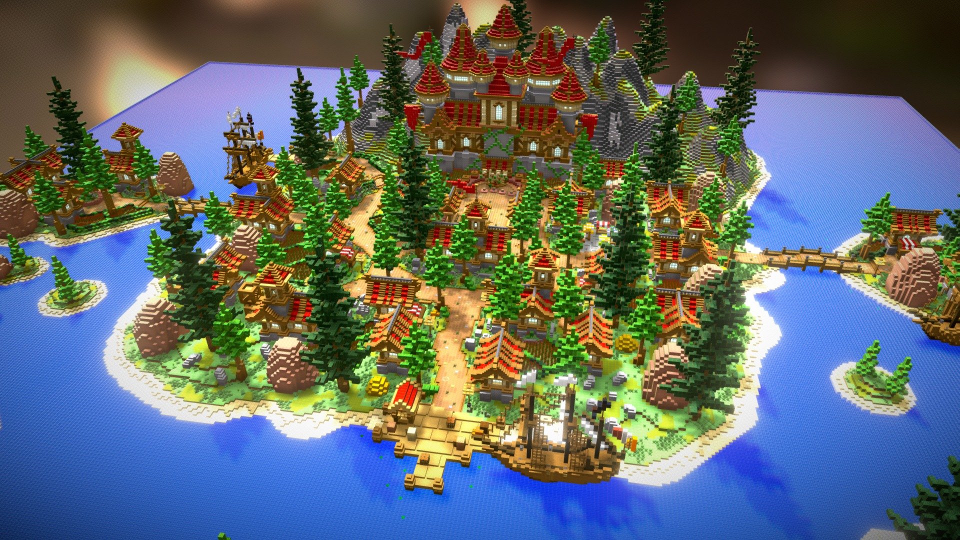 Red Kingdom 400x400 - 3D model by StormBlock (@grgicmateo) [01a12a1 ...