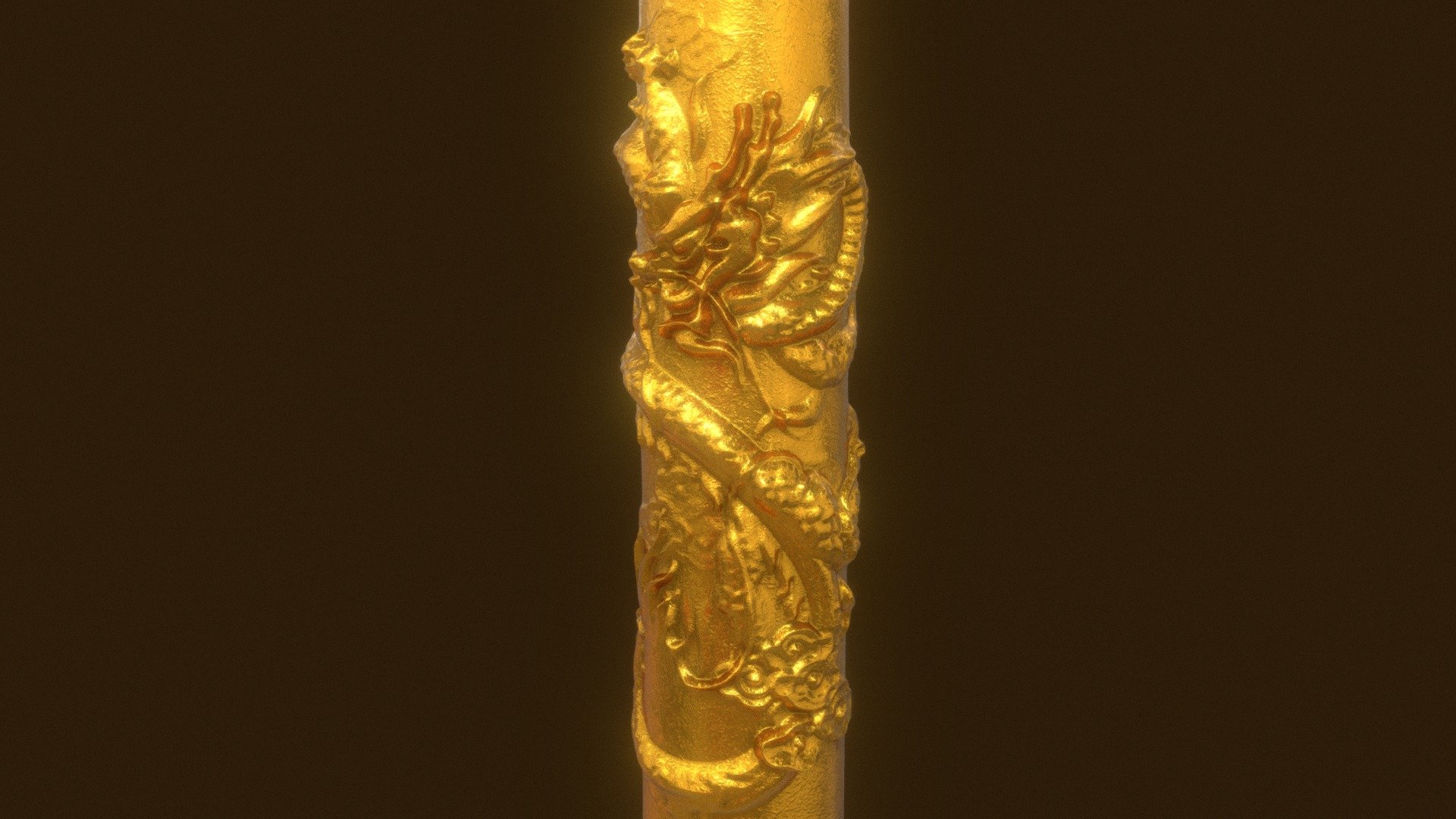 DRAGON COLUMN _ NO 2 - Buy Royalty Free 3D model by DTA DESIGN STUDIO ...