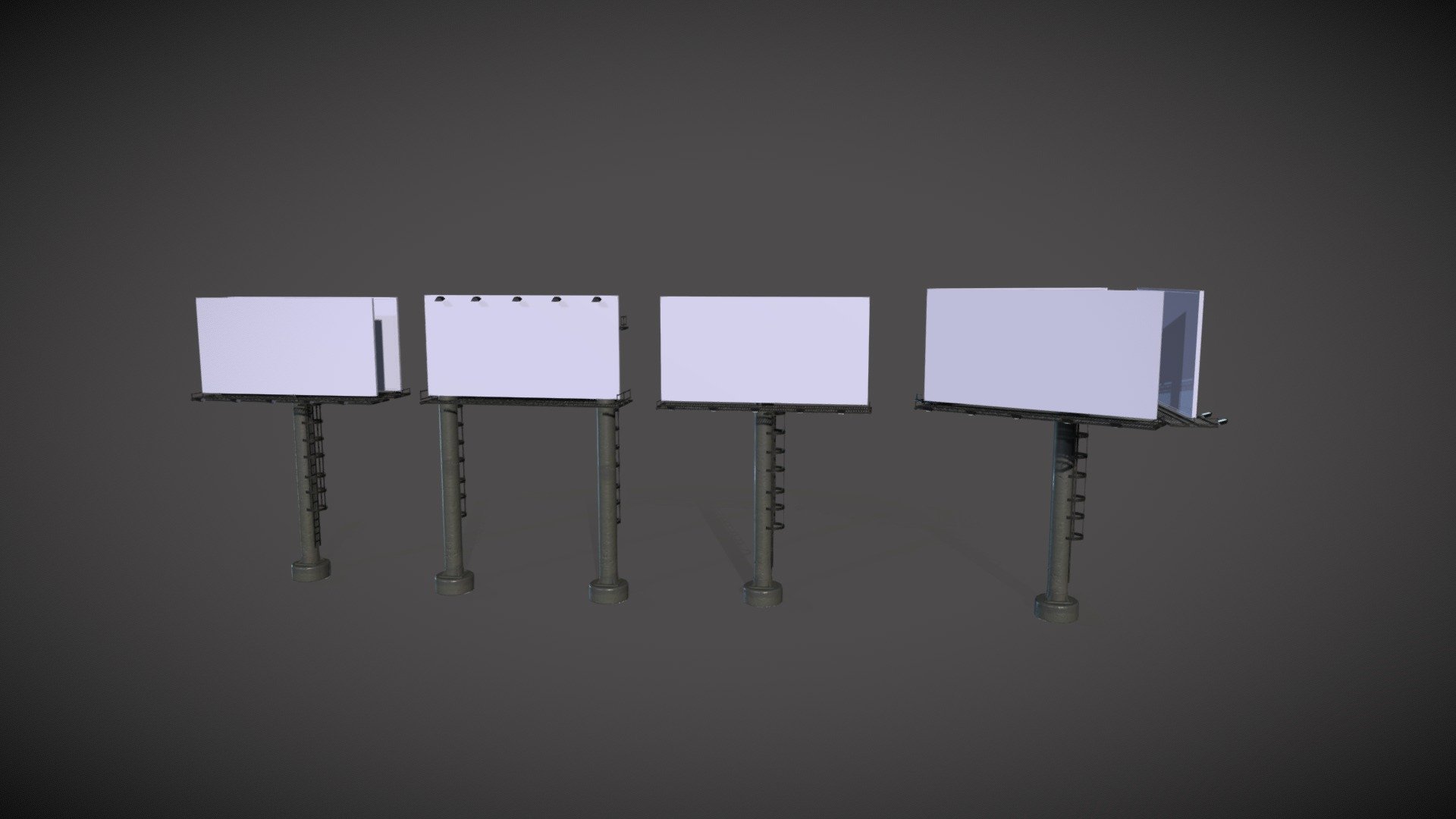 Game Ready Billboards Package - 3D model by Erica (@erica5) [01a428d ...