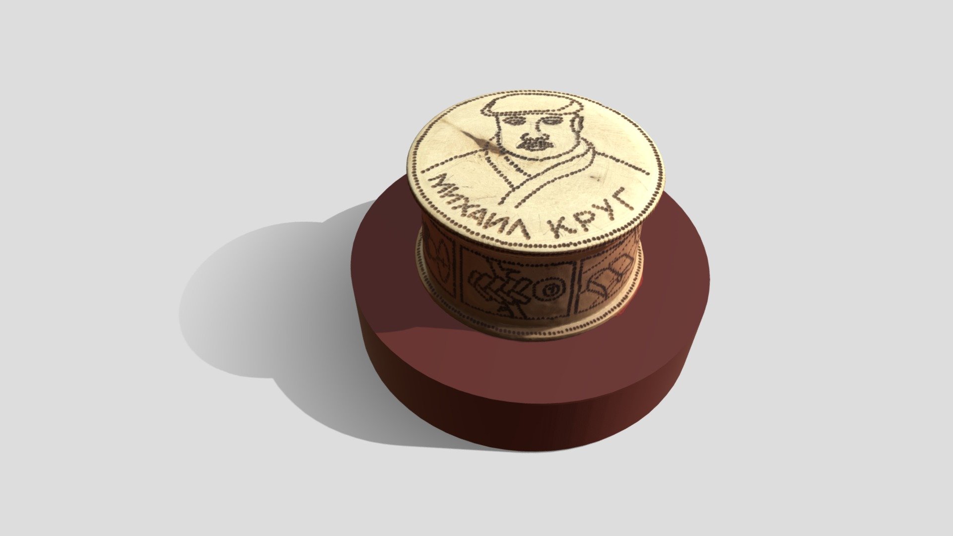 Milkhail Krug Box / Шкатулка Михаил Круг - 3D model by Mikhail Maksimov ...