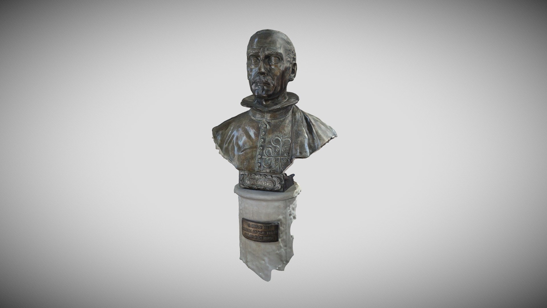 Bust of Don Miguel Mañara (Sevilla) - Download Free 3D model by ...