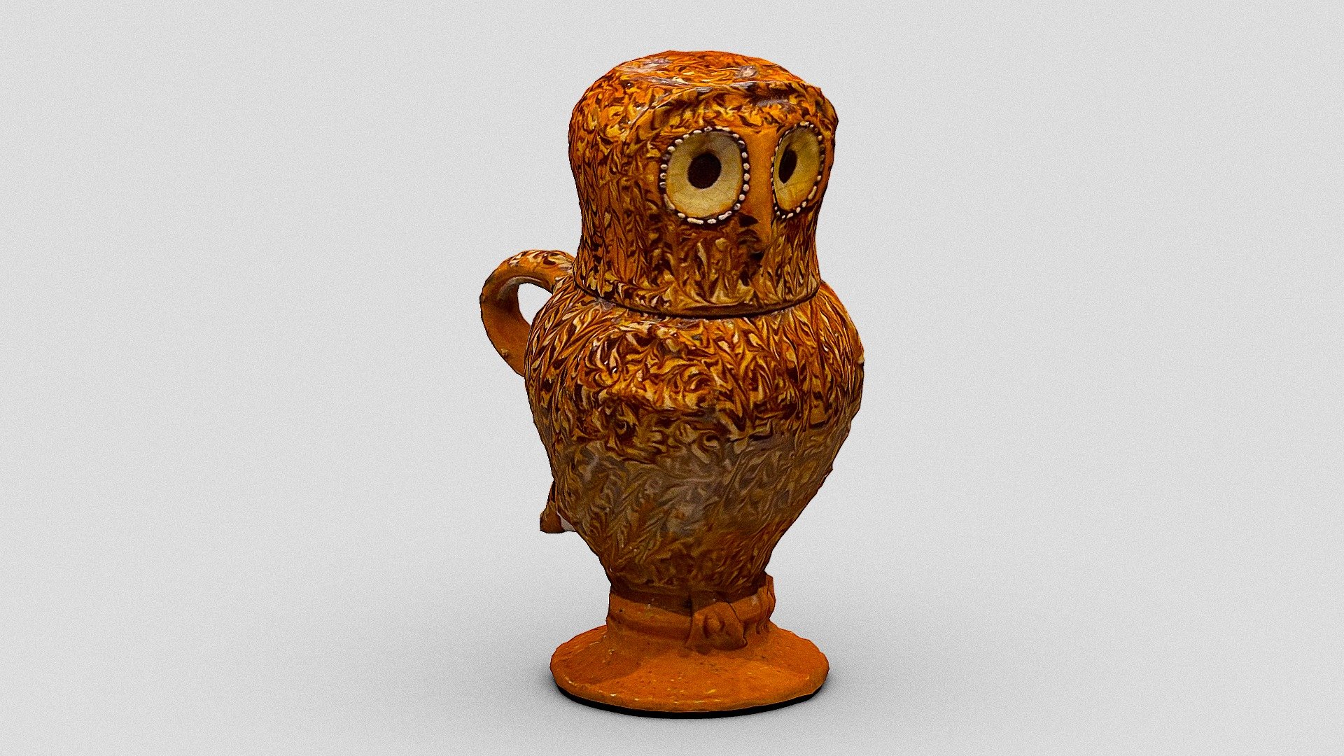 318: Owl Jug - Download Free 3D model by alexdelker [01a5f22] - Sketchfab