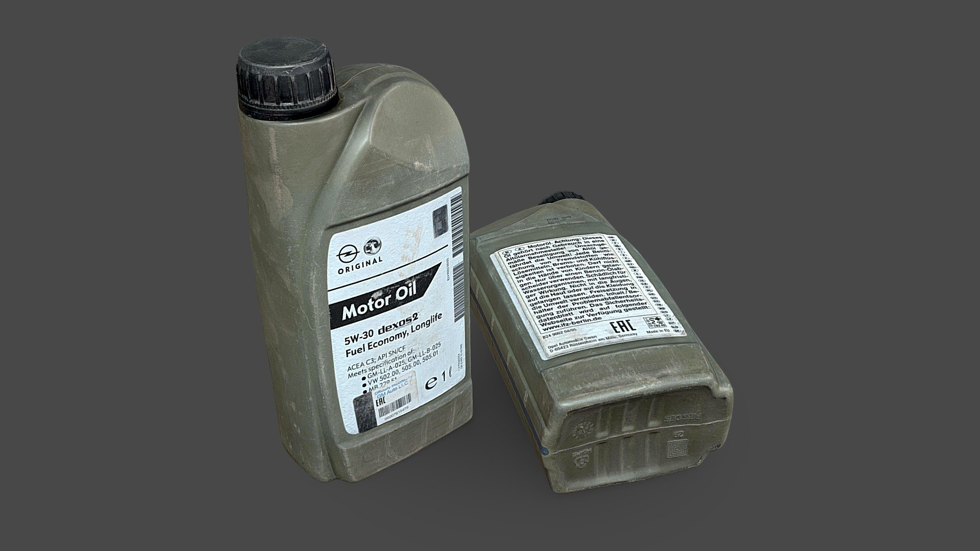 Motor Oil Bottle - 3D model by kanistra [01a705f] - Sketchfab