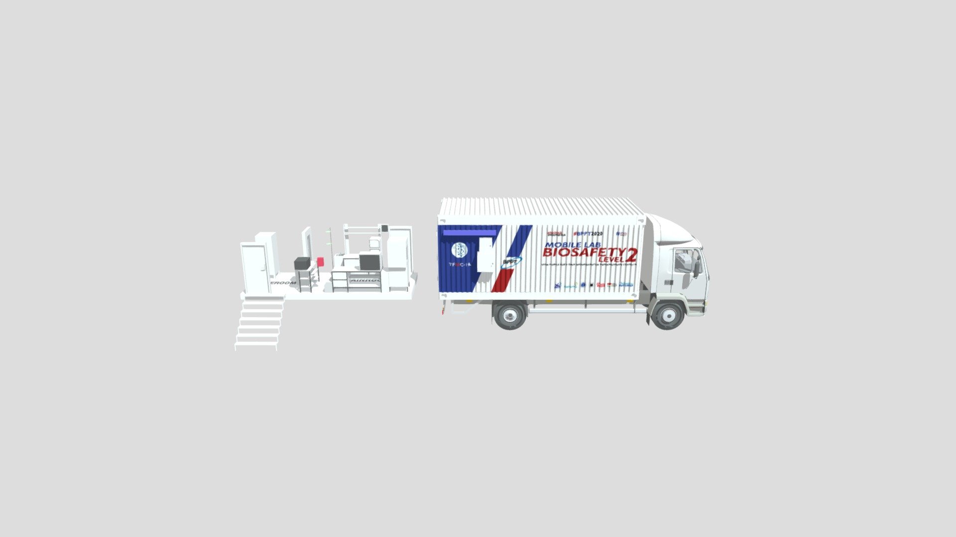 Mobile Lab BLS-2 - 3D model by inovasiindonesiaexpo [01a877d] - Sketchfab