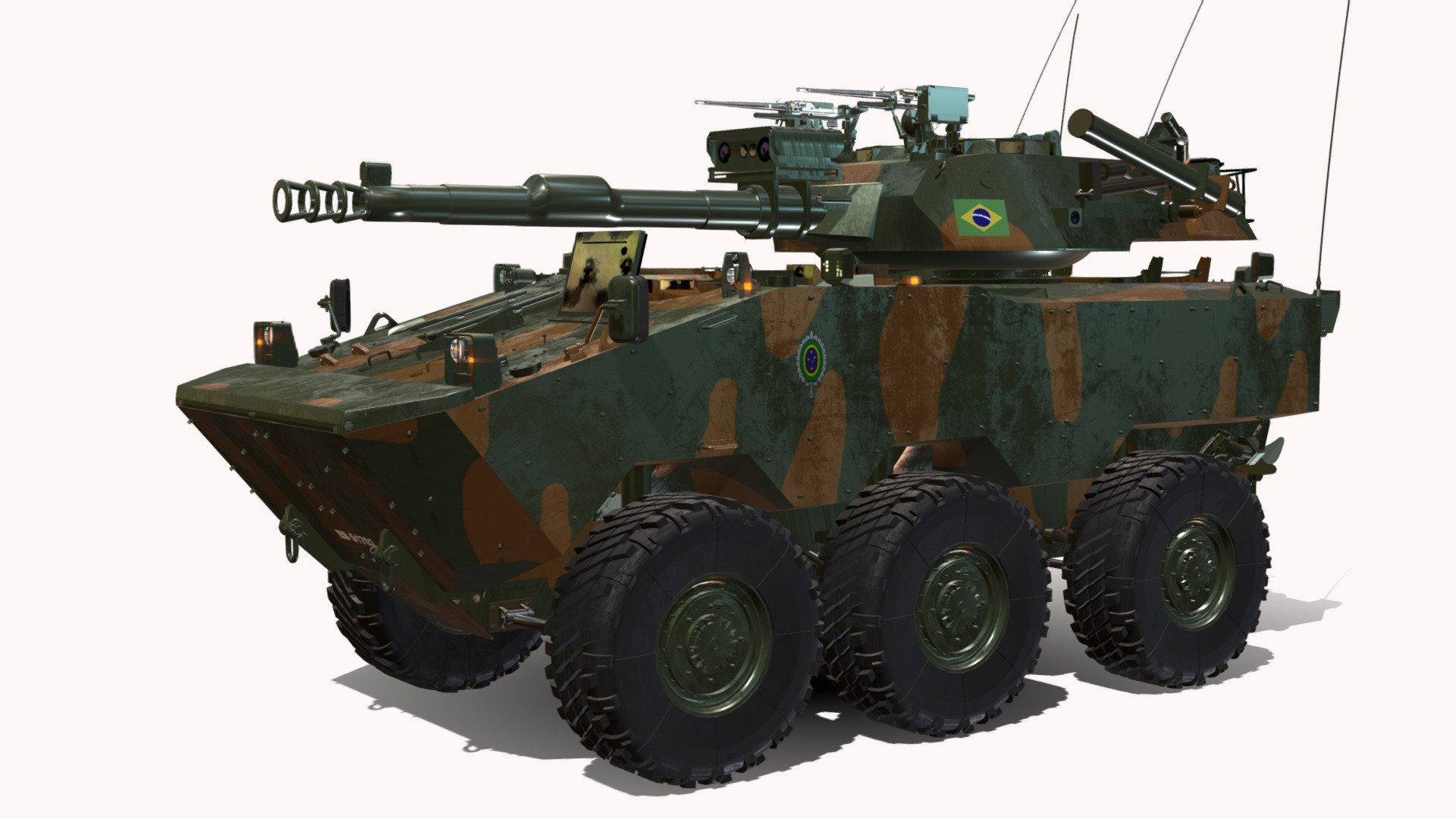 Iveco Guarani 6x6 Caça Tanque - 3D model by LM3D (@lm9241221) [01a8961 ...