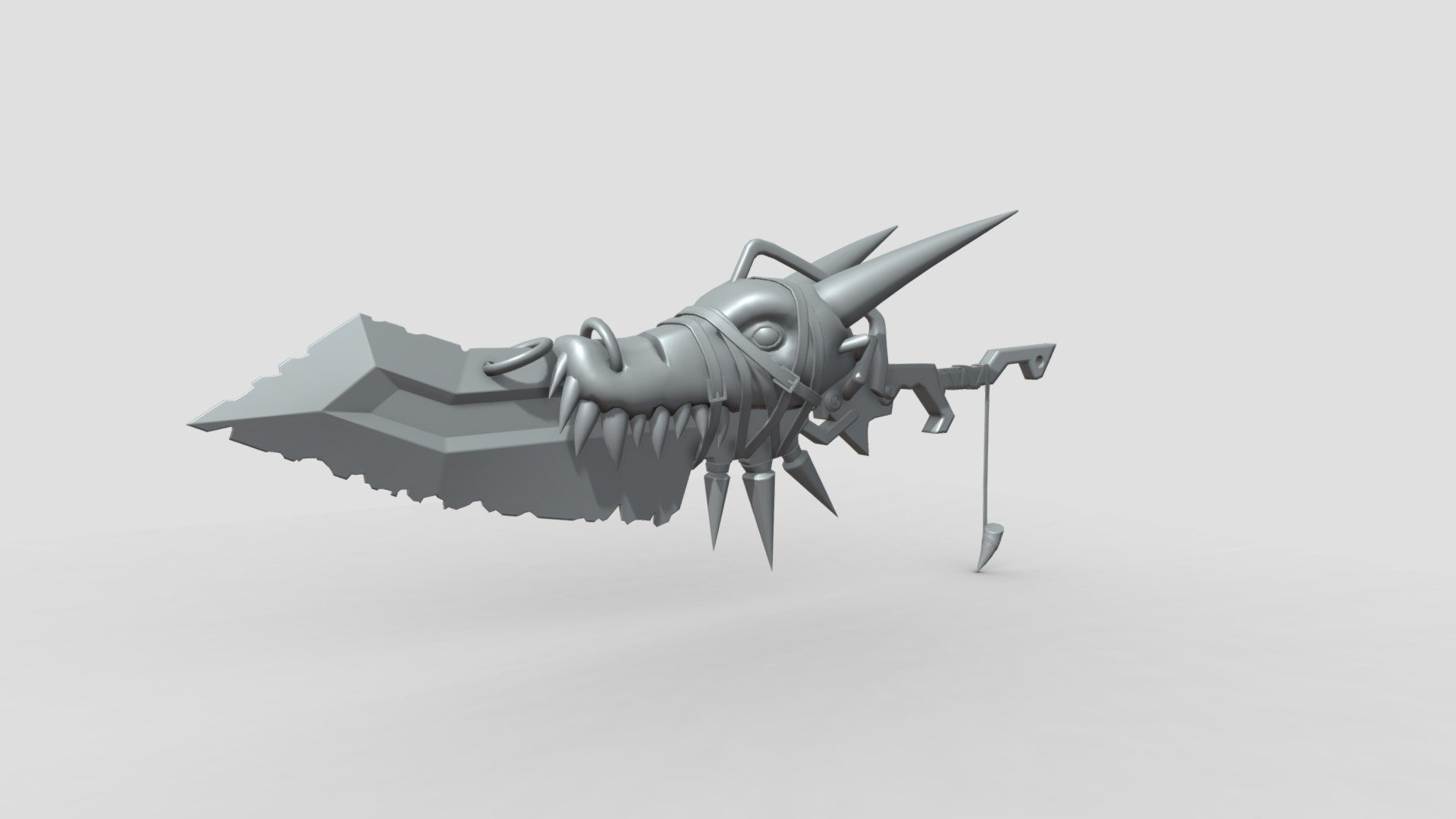Dragon Sword - 3D model by Banendu (@bsmeher1986) [01a8996] - Sketchfab