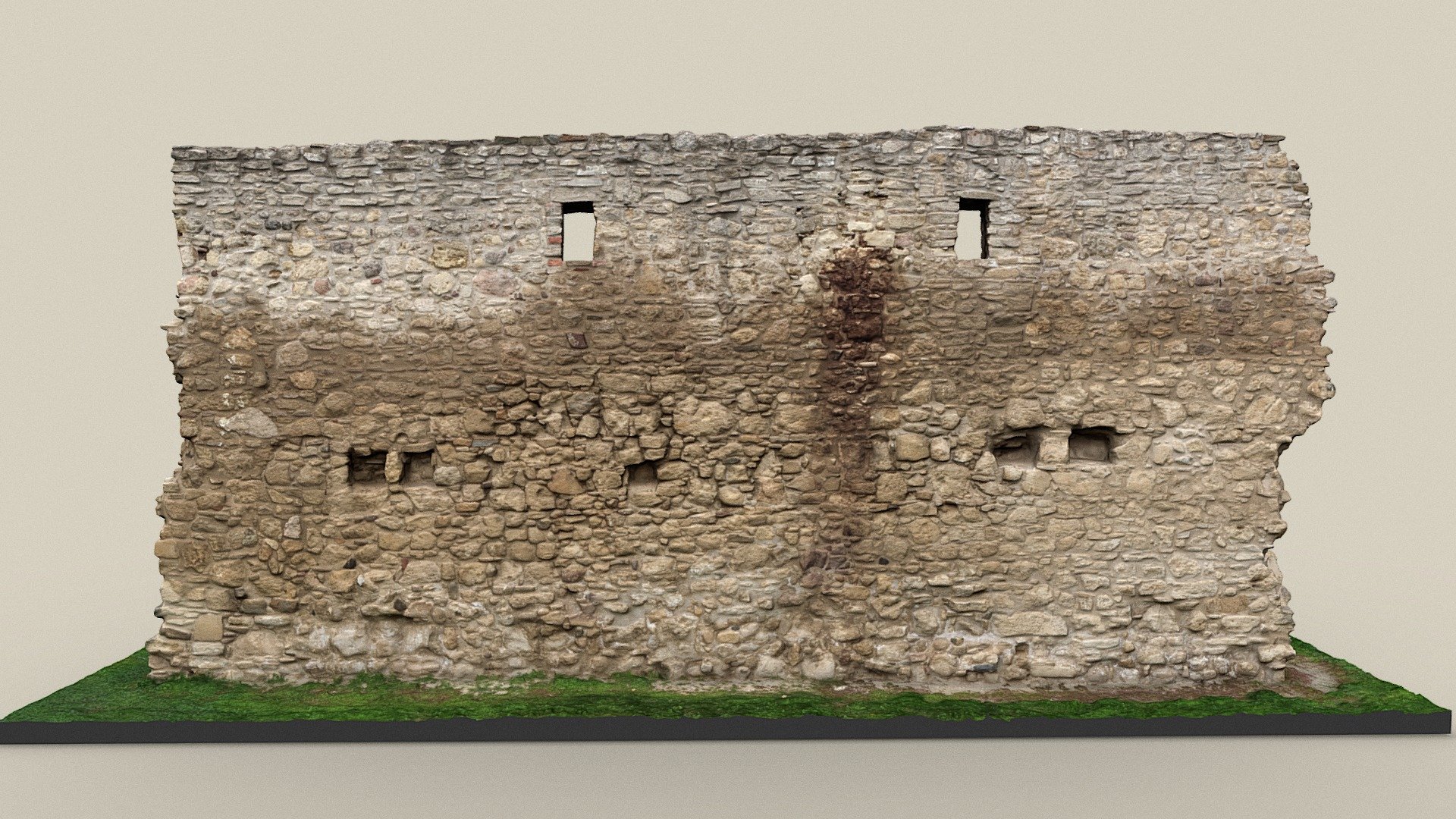 Stadtmauer - Download Free 3D model by noe-3d.at (@www.noe-3d.at ...