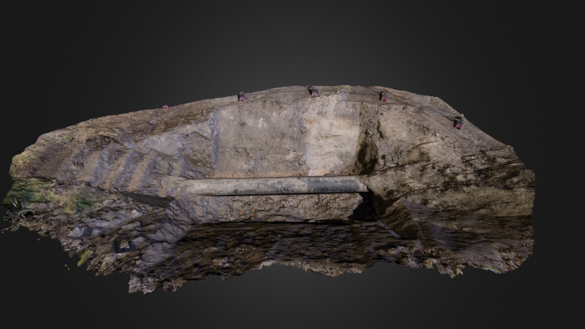 Pipeline Construction Trench - 3D model by budenlouie [01b0ace] - Sketchfab