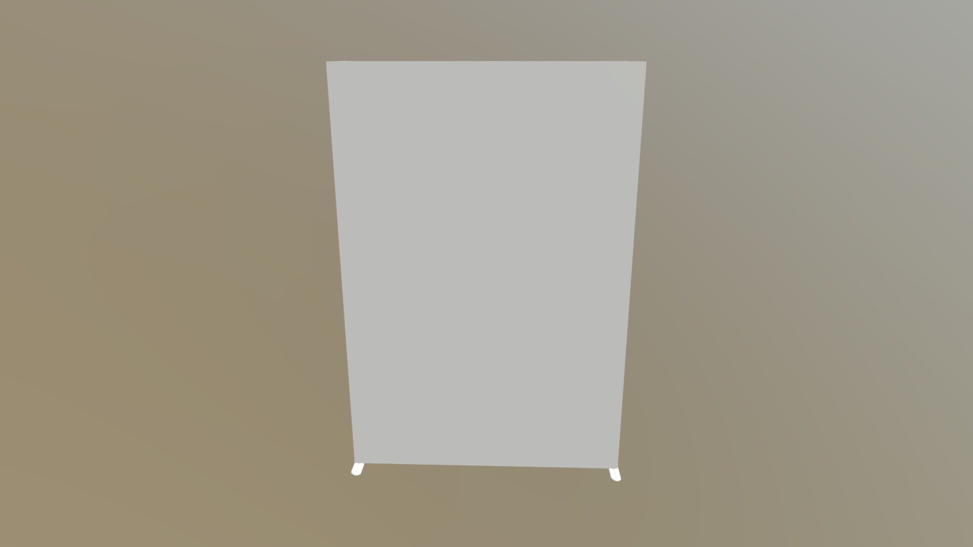 5ft x 8ft Embrace Full Height Push-Fit Display - 3D model by ...