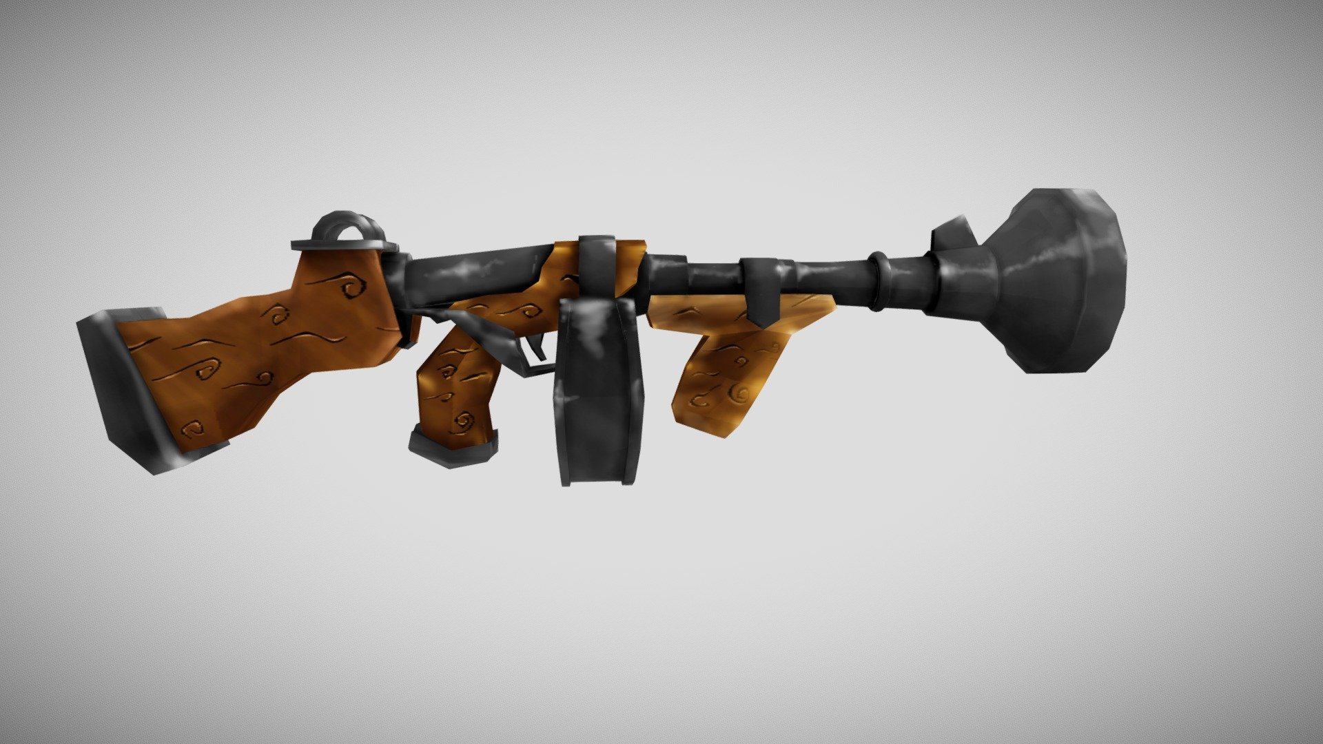 stylised gun 2 - 3D model by singhudhey [01b45a4] - Sketchfab
