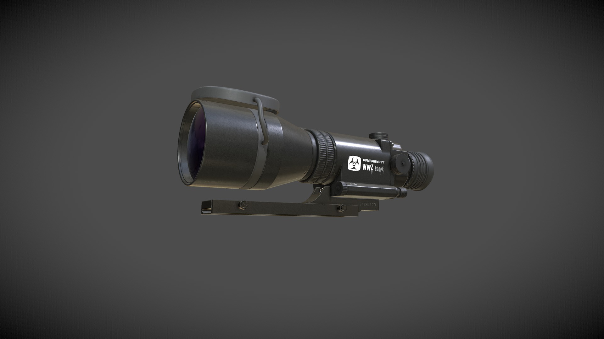 Gun Scope - 3D model by RyanPlasencia [01b66b7] - Sketchfab
