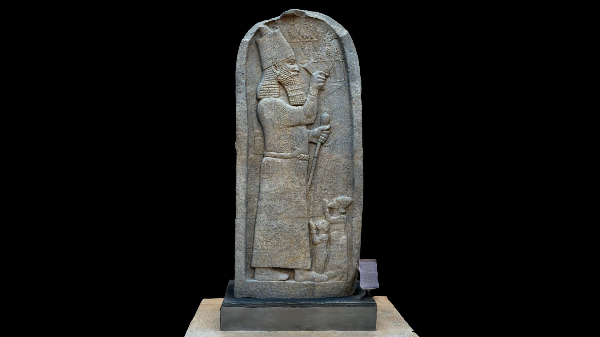 Stela of Esarhaddon (replica) - Download Free 3D model by pmanuelian ...