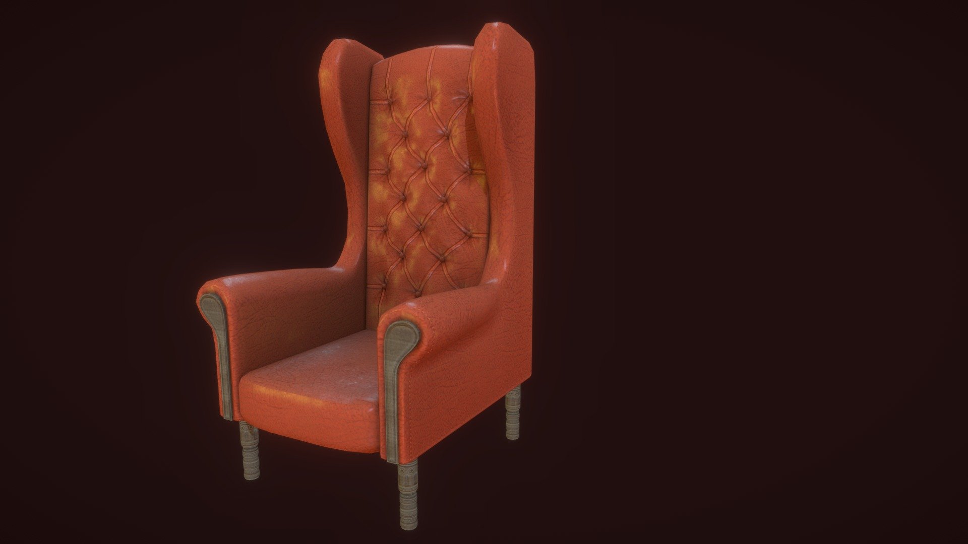 Red Chair - Download Free 3D model by cherry_bomb [01b7964] - Sketchfab