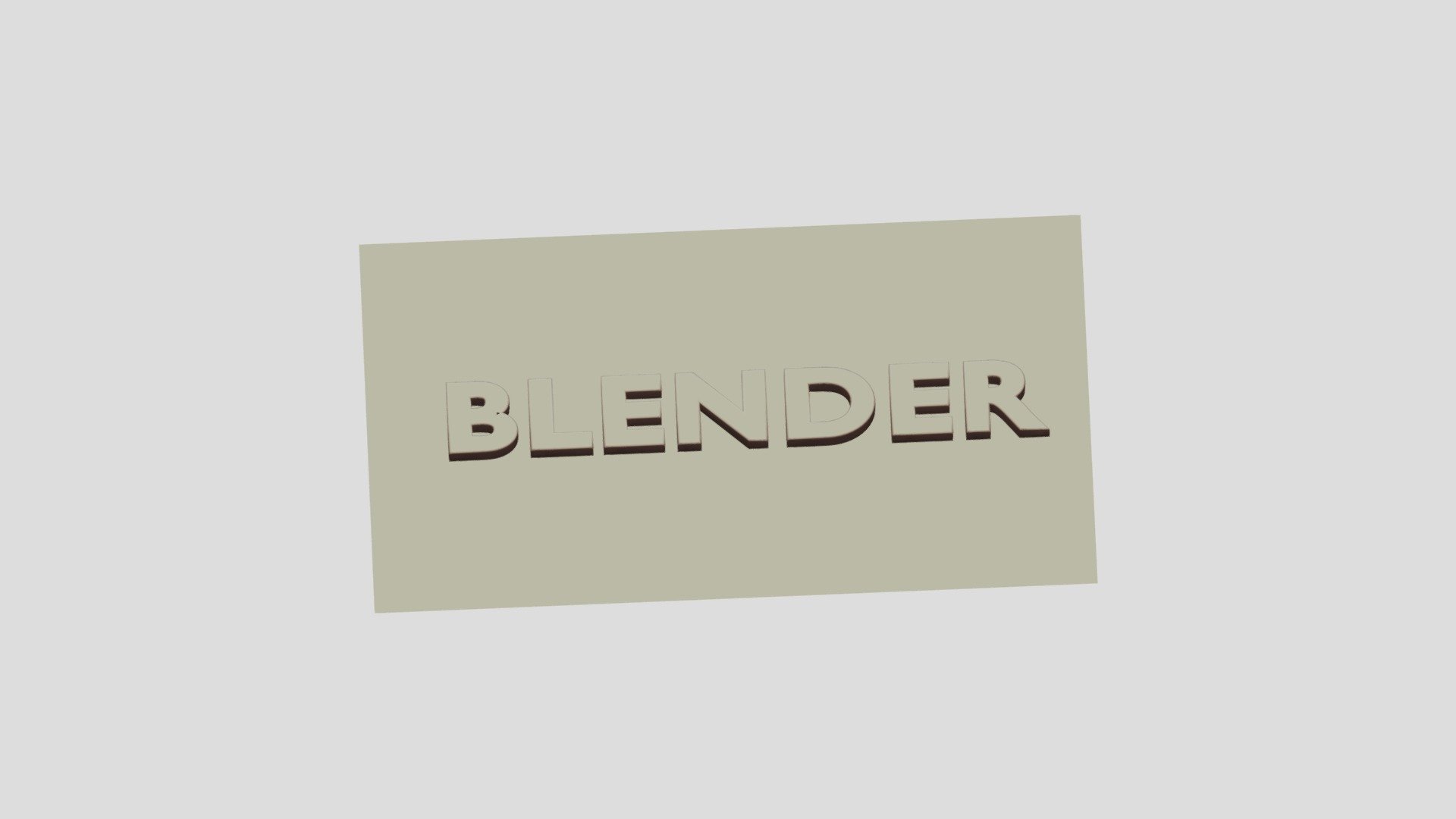 BLENDER--TEXT - 3D model by ermatovrahmatulloh [01b8856] - Sketchfab