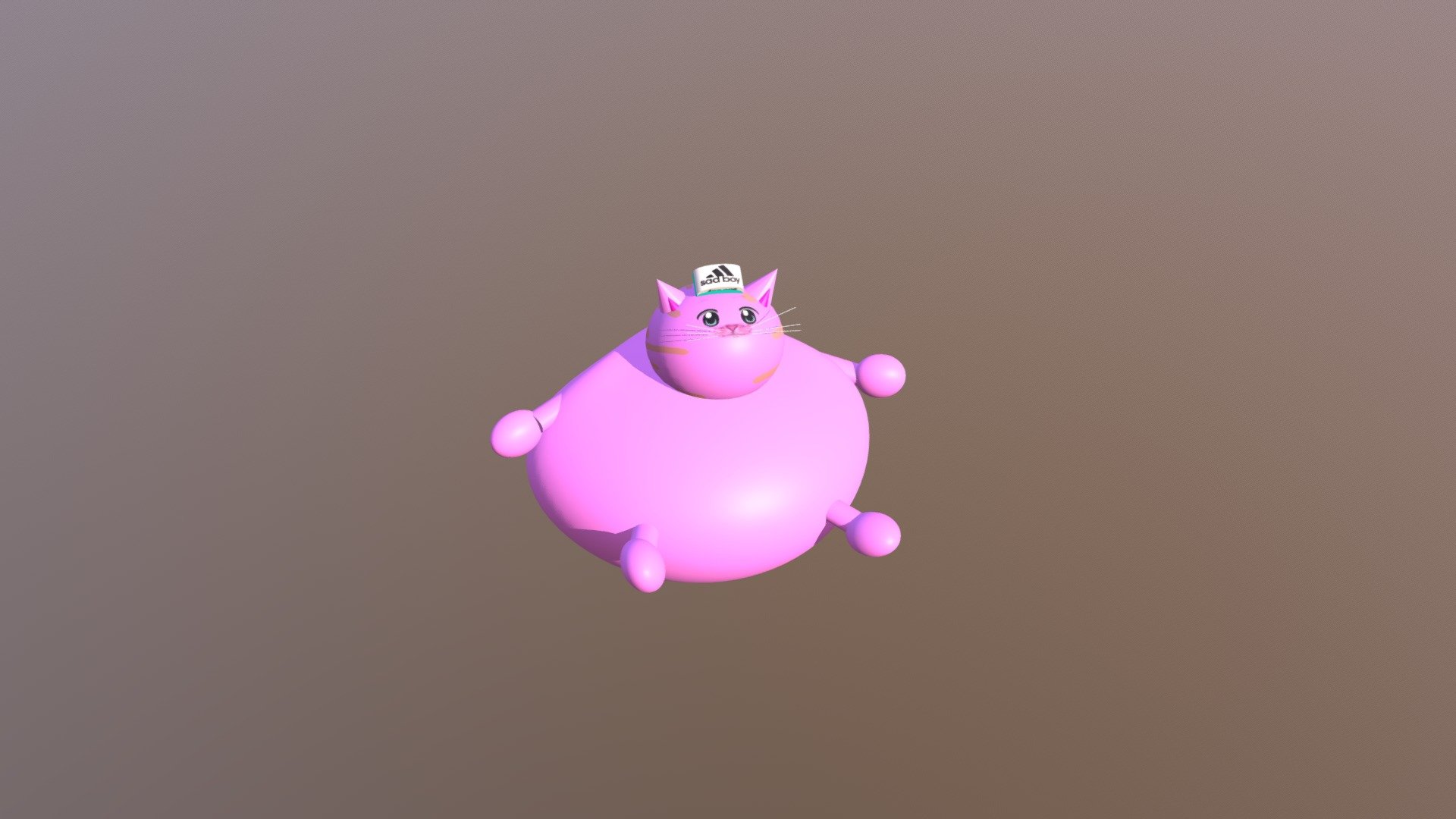 fat sad cat - 3D model by babycq22 [01b8d75] - Sketchfab