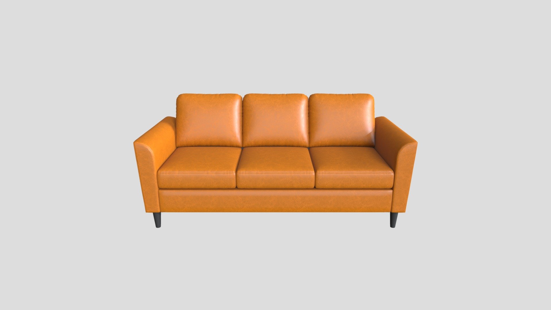 Curved Arm Sofa - 3D model by malouf [01ba07b] - Sketchfab