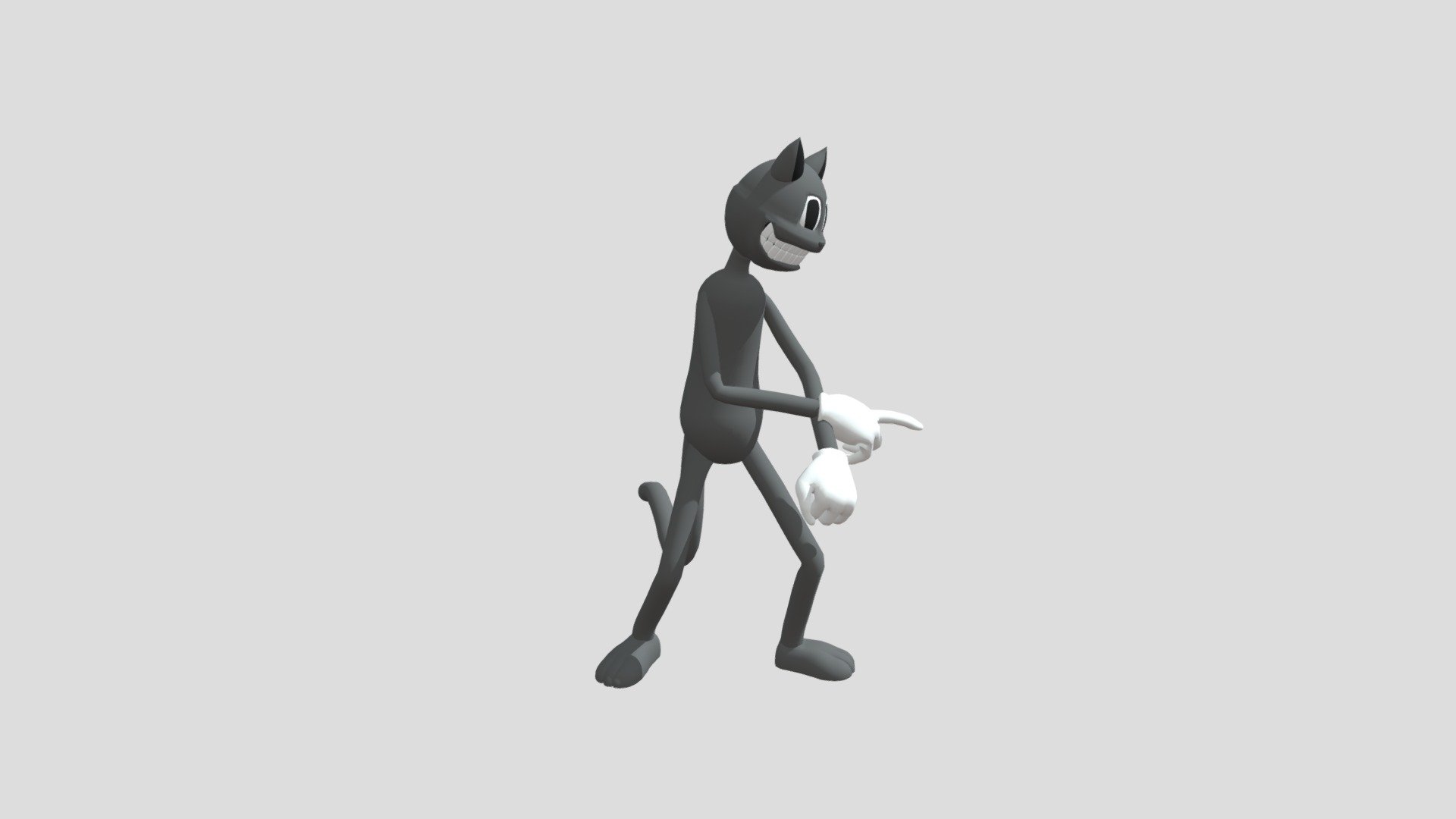 Taunt cartoon cat - Download Free 3D model by Mixamo animations ...