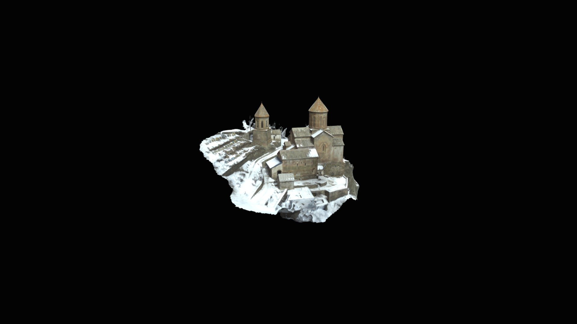 Sapara Monastery - 3D model by NACHPG [01bb891] - Sketchfab