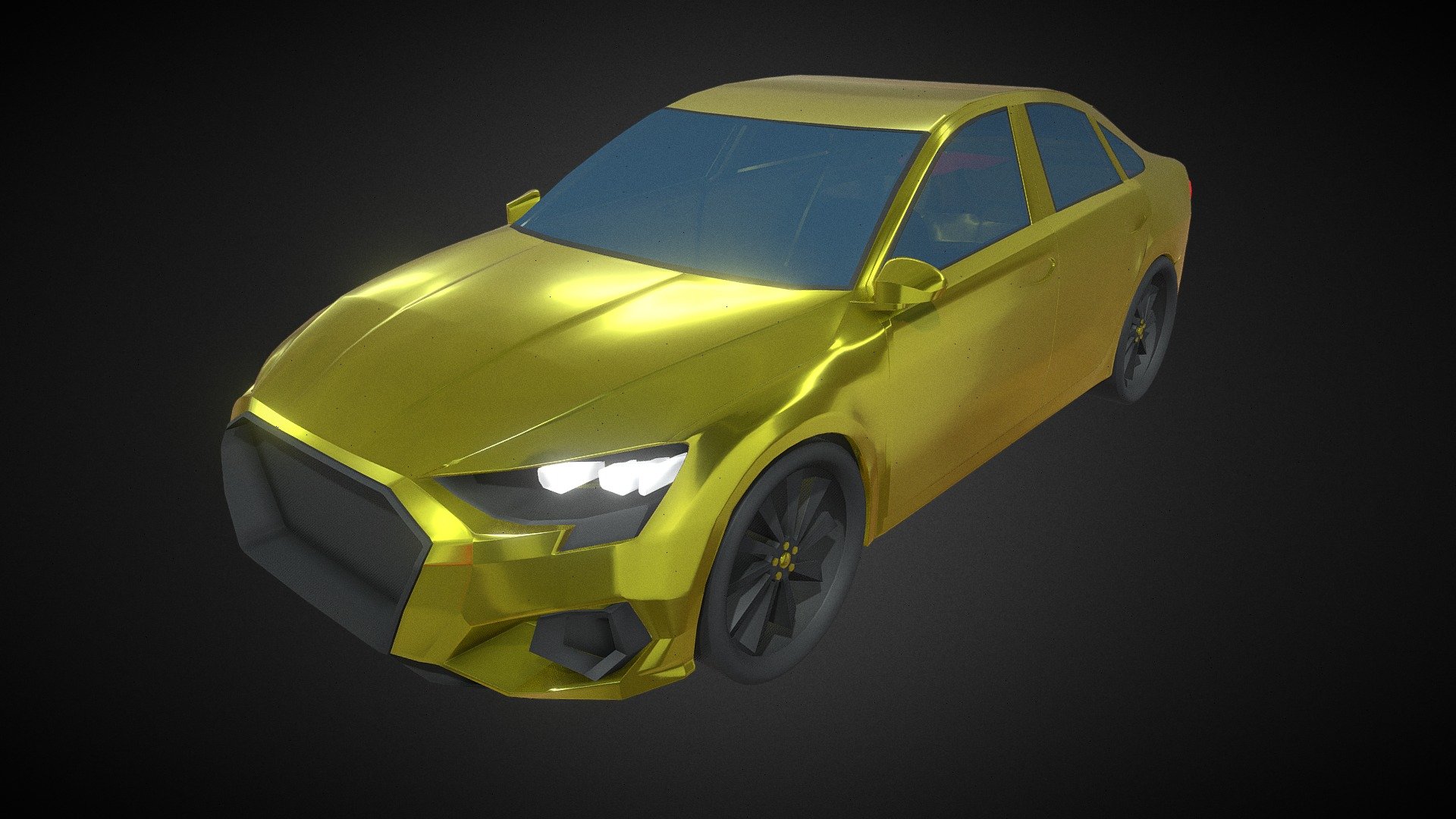 Audi A3 - 3D model by flysky12 [01bdd2f] - Sketchfab