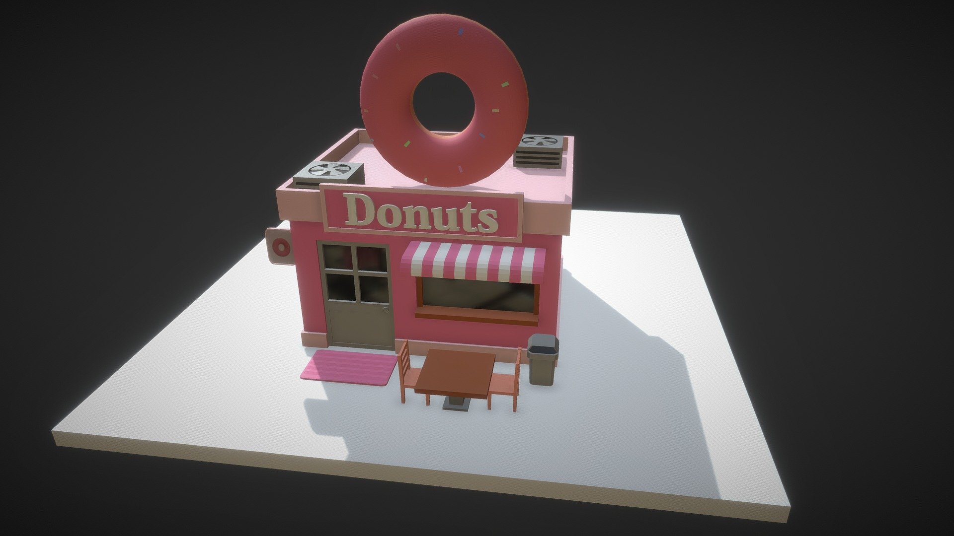 Low Poly Donuts - Buy Royalty Free 3D model by NeedLowPoly3D [01be9dc ...