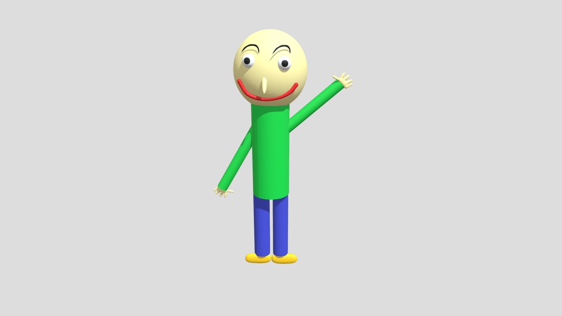 A really bad attempt at Baldi - Download Free 3D model by ...