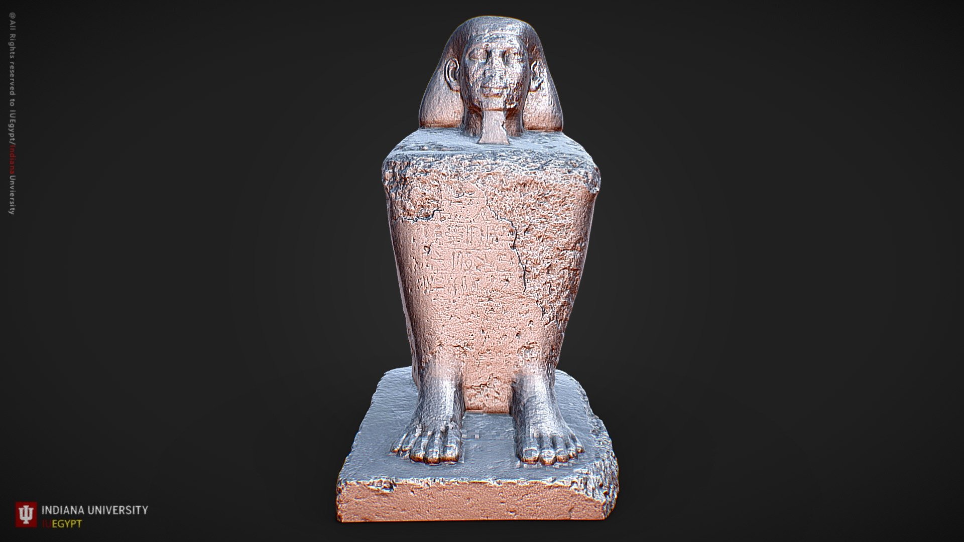 Early Block Statue - Detail - 3D model by iuegypt [01c0fc5] - Sketchfab