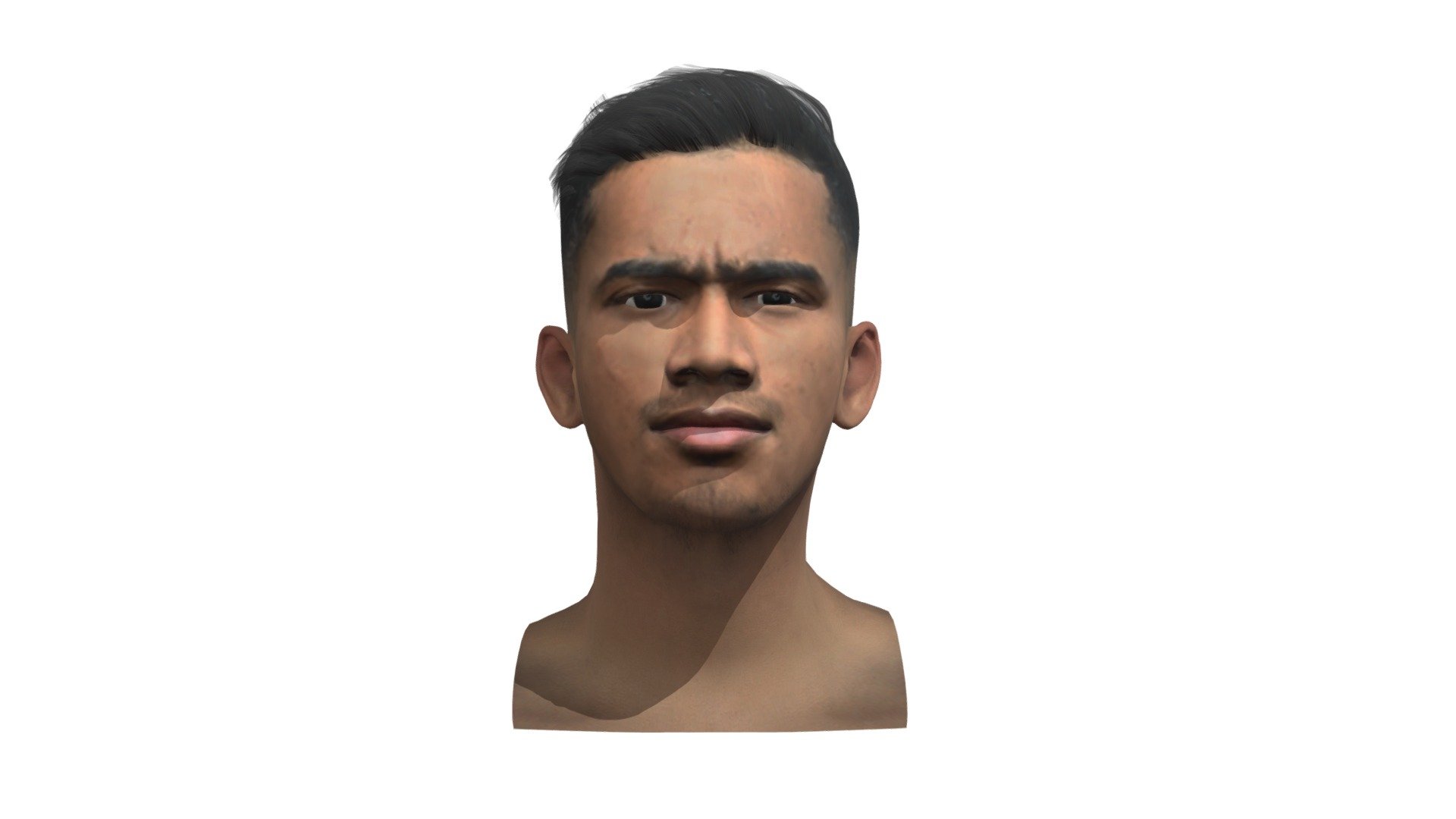 Man head - 3D model by 3dcg2020 [01c24d2] - Sketchfab
