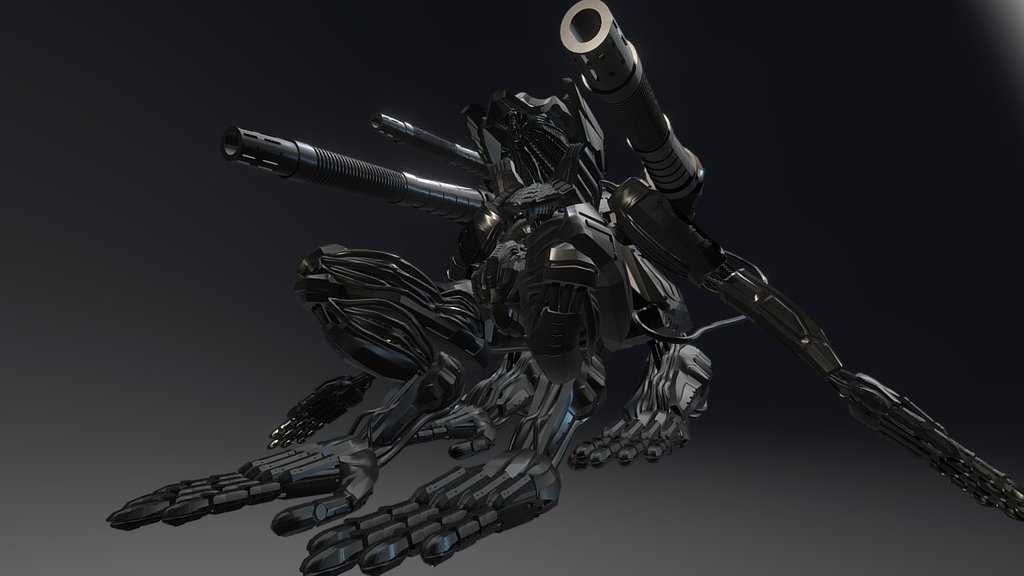 bio_mecha_zmodeler - 3D model by grindmask4496 [01c2c24] - Sketchfab