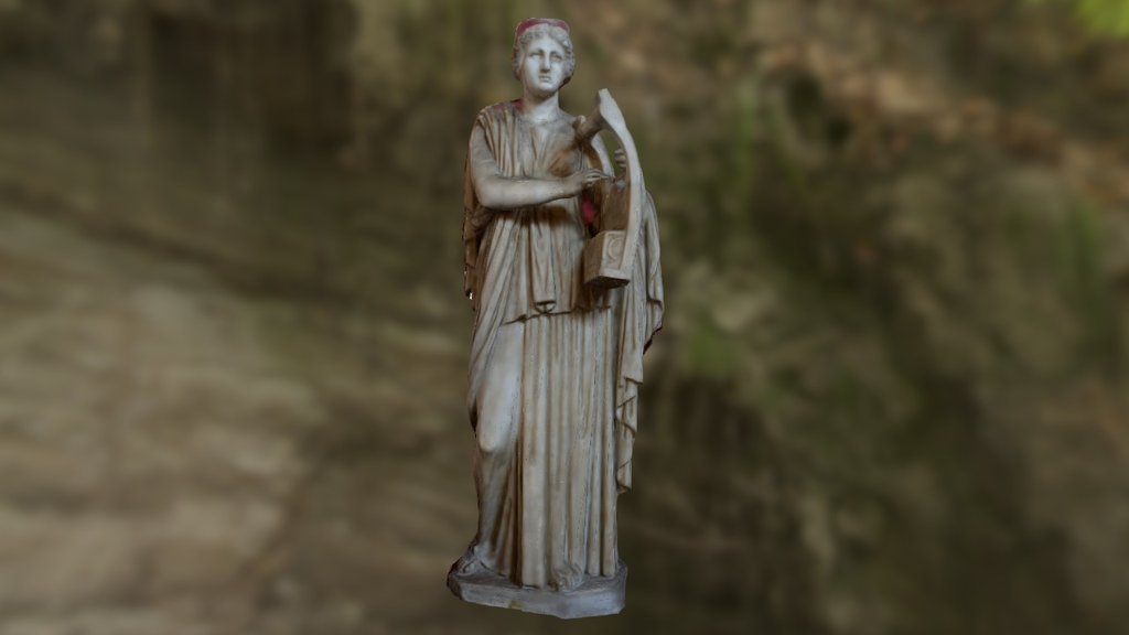 State model of Erato statue from Vatican - 3D model by Cally Steussy ...