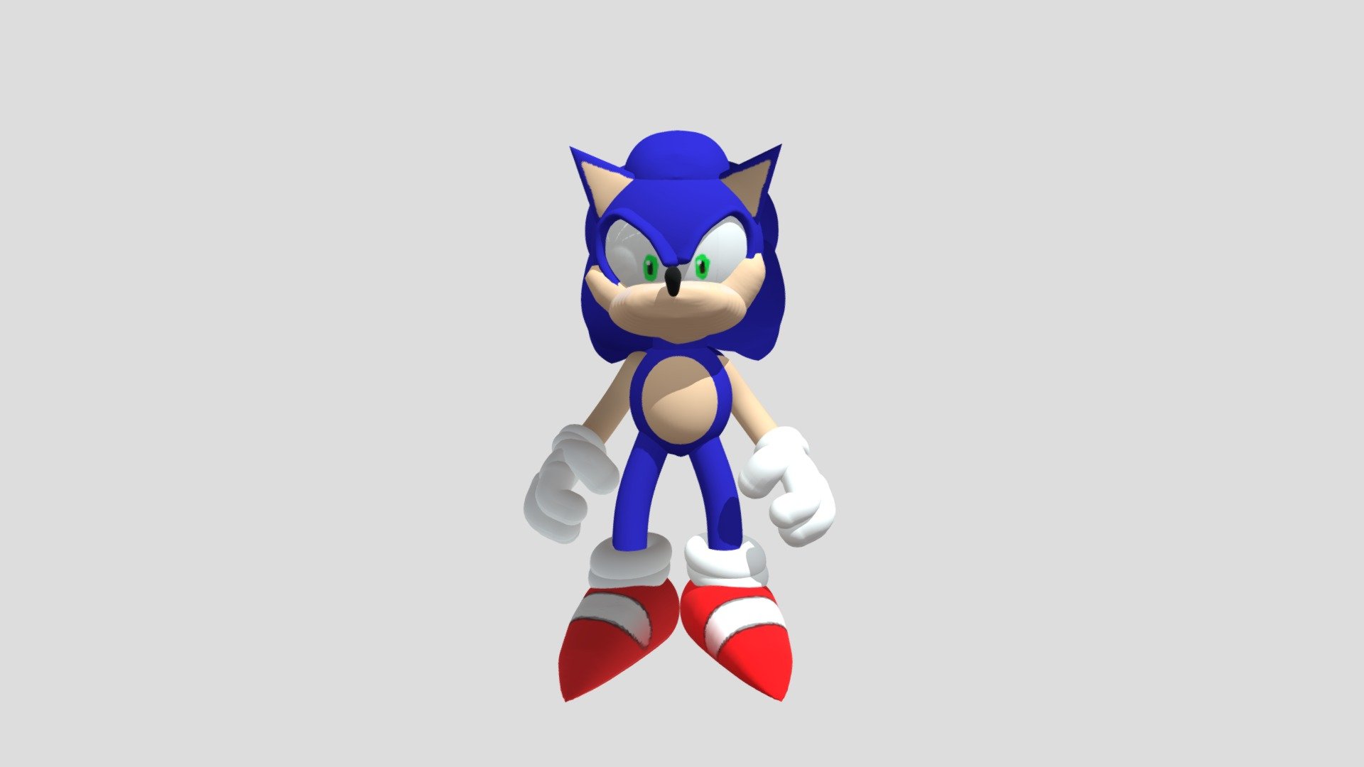 Sonic (classic Style) - Download Free 3D model by NexusSpeedster ...